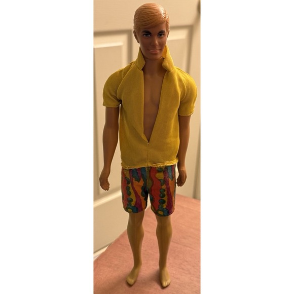 Mattel | Toys | Vtg 968 Mattel Ken Doll Blonde Blue Eyes Bendable Legs ...